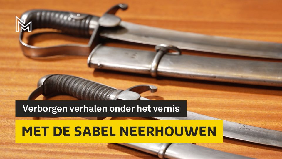 Sabel op het schilderij ‘De Slag bij Quatre-Bras' - Nationaal Militair ...